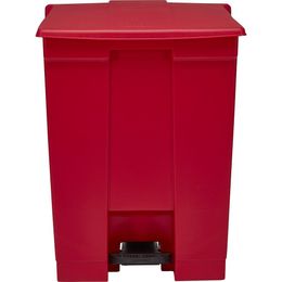 Rubbermaid Tretabfalleimer, Industrie, aus Polyethylen, Volumen 68 l, rot, ab 3 Stk