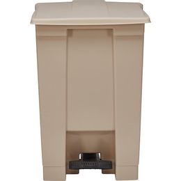Rubbermaid Tretabfalleimer, Industrie, aus Polyethylen, Volumen 45 l, beige, ab 3 Stk