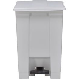 Rubbermaid Tretabfalleimer, Industrie, aus Polyethylen, Volumen 45 l, wei&szlig;