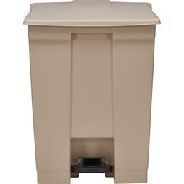 Rubbermaid Tretabfalleimer, Industrie, aus Polyethylen, Volumen 68 l, beige, ab 5 Stk