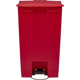 Rubbermaid Tretabfalleimer, Industrie, aus Polyethylen, Volumen 87 l, rot, ab 5 Stk
