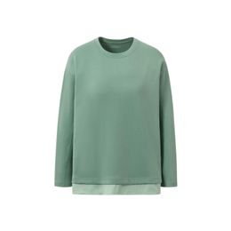 Tchibo - Oversized Fitness-Longsleeve - Damen - Gr. XL - grün