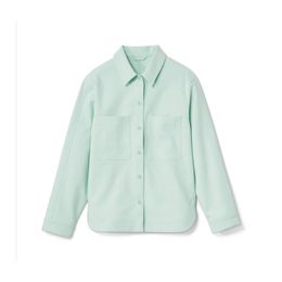 Nah/Studio Blusenjacke - recycelte Baumwolle - Gr. 34 - blau