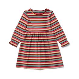 Tchibo - Kinder-Jerseykleid - Mädchen - Gr. 122/128 - mehrfarbig/gestreift