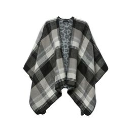 Pieces Cape 'PCJALINA' Damen Gr&ouml;&szlig;e XS/XL grau / graumeliert / schwarz
