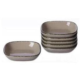 Ritzenhoff & Breker Dipschale RITZENHOFF & BREKER "CASA", braun (nougat), B:10cm H:2cm, Porzellan, Schüsseln, spülmaschinenfest