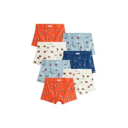 next Boxershorts Jungen Gr&ouml;&szlig;e 98 blau / orange / schwarz / wei&szlig;