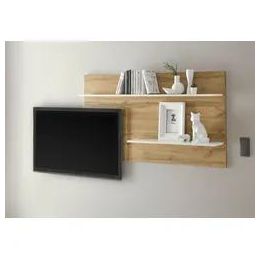 Wandregal Inosign "City/Giron, modernes Wandboard, Wandhalter mit Ablagefläche", braun (wotan eiche), B:150cm H:80cm T:22cm, FSC-zertifizierter Holzwerkstoff, Regale, vielseitig einsetzbares Hängeregal