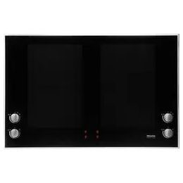 Miele Flex-Induktions-Kochfeld "KM 7174 FR", schwarz, B:80,6cm H:7,1cm T:52,6cm, Kochfelder, Mit 4 Kochzonen inkl. 2 leistungsstarken PowerFlex-Kochbereichen