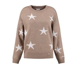 Key Largo Pullover 'Twinkle' Damen Gr&ouml;&szlig;e XS braun / wei&szlig;