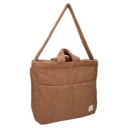 Wickeltasche Vadobag "Care Sofia Loyal Love", Damen, Gr. B/H/T: 15cm x 52cm x 38cm, braun, Kunstfaser, unifarben, Taschen, mit geräumigem Hauptfach