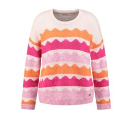Key Largo Pullover 'Waves' Damen Gr&ouml;&szlig;e XXL orange / rosa / pastellpink