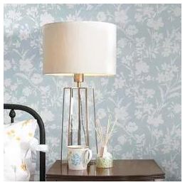 Vliestapete Laura Ashley "RYE", blau, H:10m L:10m, Vlies, Tapeten, Design Tapeten