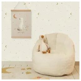 Vliestapete Little Dutch "Mond & Sterne", gold, H:10m L:10m, Vlies, Tapeten, Design Tapeten