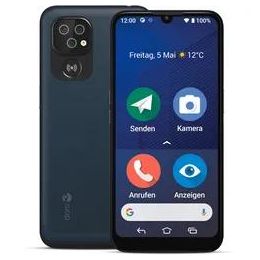 Doro Smartphone "8200 Plus ohne Netzteil", schwarz, B:12,7cm H:9,1cm T:19,6cm, Mobiltelefone