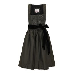 Marjo Dirndl 'GY-11-Elsendorf' Damen Gr&ouml;&szlig;e 44 oliv / schwarz