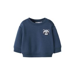 name it Sweatshirt 'NBMOREGON' Gr&ouml;&szlig;e 50 navy / nachtblau / hellblau
