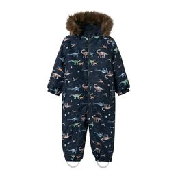 name it Funktionsanzug 'NMMSNOW10' Jungen Gr&ouml;&szlig;e 128 saphir / grau / gr&uuml;n