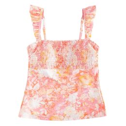Laura Ashley Tankinitop Damen Gr&ouml;&szlig;e XXXL orange / pink / wei&szlig;