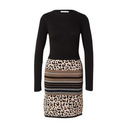 ABOUT YOU Kleid 'Penelope' Damen Gr&ouml;&szlig;e XL beige / braun / schwarz