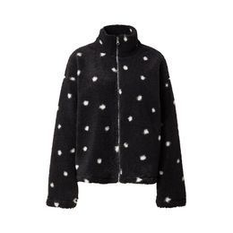 MONKI Fleecejacke Damen Gr&ouml;&szlig;e S schwarz / wei&szlig;