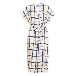 Pulz Jeans Kleid 'PZElani' Damen Gr&ouml;&szlig;e 40/42 navy / offwhite Sommerkleid