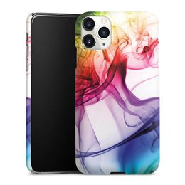 DeinDesign iPhone 11 Pro Max Handy Premium Case Smartphone Handyh&uuml;lle Schutzh&uuml;lle gl&auml;nzend Colour Rainbow Water Premium Case