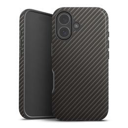 DeinDesign iPhone 17 Handy Panzer Handyhülle robuste Outdoor Hülle Schutzhülle glänzend Muster Carbon Metallic Look Tough Case
