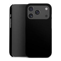 DeinDesign iPhone 17 Pro Handy Premium Case Smartphone Handyh&uuml;lle Schutzh&uuml;lle gl&auml;nzend Colour Black Unicoloured Premium Case