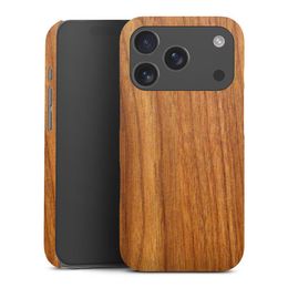 DeinDesign iPhone 17 Pro Handy Premium Case Smartphone Handyh&uuml;lle Schutzh&uuml;lle gl&auml;nzend Larch Wood Wooden Look Premium Case