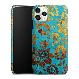 DeinDesign iPhone 11 Pro Max Handy Premium Case Smartphone Handyh&uuml;lle Schutzh&uuml;lle gl&auml;nzend Flowers Vintage Ornament Premium Case