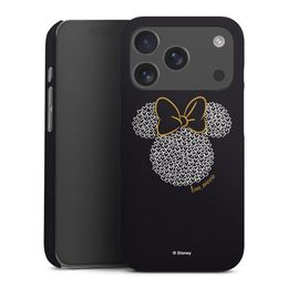 DeinDesign iPhone 17 Pro Handy Premium Case Smartphone Handyh&uuml;lle Schutzh&uuml;lle gl&auml;nzend Minnie Mouse Muster Disney Premium Case