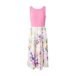Swing Kleid Damen Größe 38 apfel / flieder / violettblau / pitaya