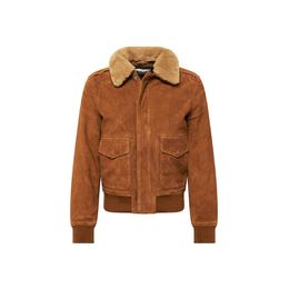 Schott NYC Jacke Herren Größe L cognac / hellbraun