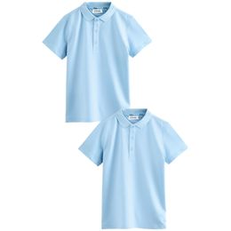 Clarks Poloshirt Jungen Gr&ouml;&szlig;e 152 hellblau