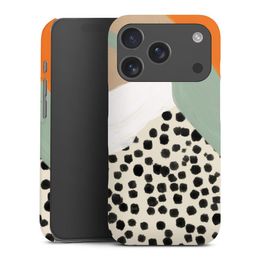 DeinDesign iPhone 17 Pro Handy Premium Case Smartphone Handyh&uuml;lle Schutzh&uuml;lle gl&auml;nzend Abstract Boho Kunst Premium Case