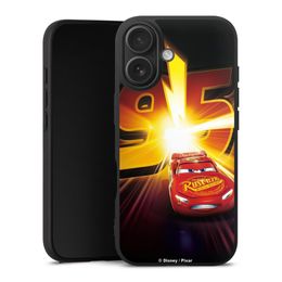 DeinDesign iPhone 17 Handy Premium Silikon Hülle Handyhülle schwarz Case Official Licensed Product Lightning Mcqueen 95 Cars Silikon Premium Case