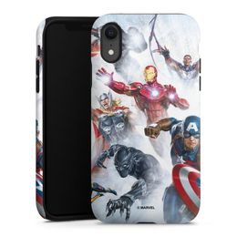 DeinDesign iPhone Xr Handy Panzer Handyhülle robuste Outdoor Hülle Schutzhülle matt Official Licensed Product Avengers Marvel Tough Case