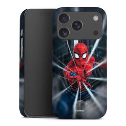 DeinDesign iPhone 17 Pro Handy Premium Case Smartphone Handyh&uuml;lle Schutzh&uuml;lle matt Kinofilm Marvel Spiderman Premium Case