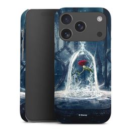 DeinDesign iPhone 17 Pro Handy Premium Case Smartphone Handyh&uuml;lle Schutzh&uuml;lle matt Rose The Beauty And The Beast Disney Princess Premium Case