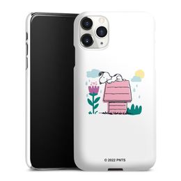 DeinDesign iPhone 11 Pro Max Handy Premium Case Smartphone Handyh&uuml;lle Schutzh&uuml;lle gl&auml;nzend Official Licensed Product Snoopy Dog Premium Case