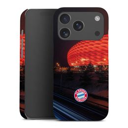 DeinDesign iPhone 17 Pro Handy Premium Case Smartphone Handyh&uuml;lle Schutzh&uuml;lle gl&auml;nzend Fc Bayern M&uuml;nchen Stadium Fcb Premium Case