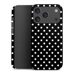 DeinDesign iPhone 17 Pro Handy Premium Case Smartphone Handyh&uuml;lle Schutzh&uuml;lle matt Retro Points Polka Dots Premium Case