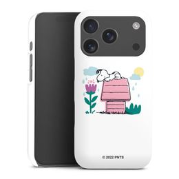 DeinDesign iPhone 17 Pro Handy Premium Case Smartphone Handyh&uuml;lle Schutzh&uuml;lle gl&auml;nzend Snoopy Dog Official Licensed Product Premium Case