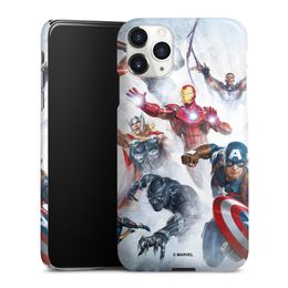 DeinDesign iPhone 11 Pro Max Handy Premium Case Smartphone Handyh&uuml;lle Schutzh&uuml;lle gl&auml;nzend Marvel Avengers Official Licensed Product Premium Case