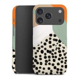 DeinDesign iPhone 17 Pro Handy Premium Case Smartphone Handyh&uuml;lle Schutzh&uuml;lle matt Abstract Boho Kunst Premium Case