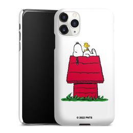 DeinDesign iPhone 11 Pro Max Handy Premium Case Smartphone Handyh&uuml;lle Schutzh&uuml;lle gl&auml;nzend Snoopy Official Licensed Product Peanuts Premium Case