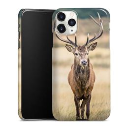 DeinDesign iPhone 11 Pro Max Handy Premium Case Smartphone Handyh&uuml;lle Schutzh&uuml;lle gl&auml;nzend Forrest Meadow Deer Premium Case