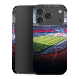 DeinDesign iPhone 17 Pro Handy Premium Case Smartphone Handyh&uuml;lle Schutzh&uuml;lle gl&auml;nzend Fcb Fc Bayern M&uuml;nchen Stadium Premium Case