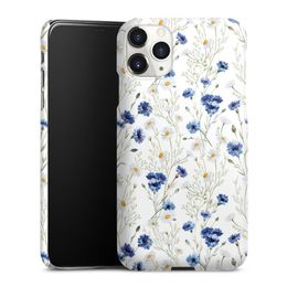 DeinDesign iPhone 11 Pro Max Handy Premium Case Smartphone Handyh&uuml;lle Schutzh&uuml;lle gl&auml;nzend Muster Flowers Flower Premium Case